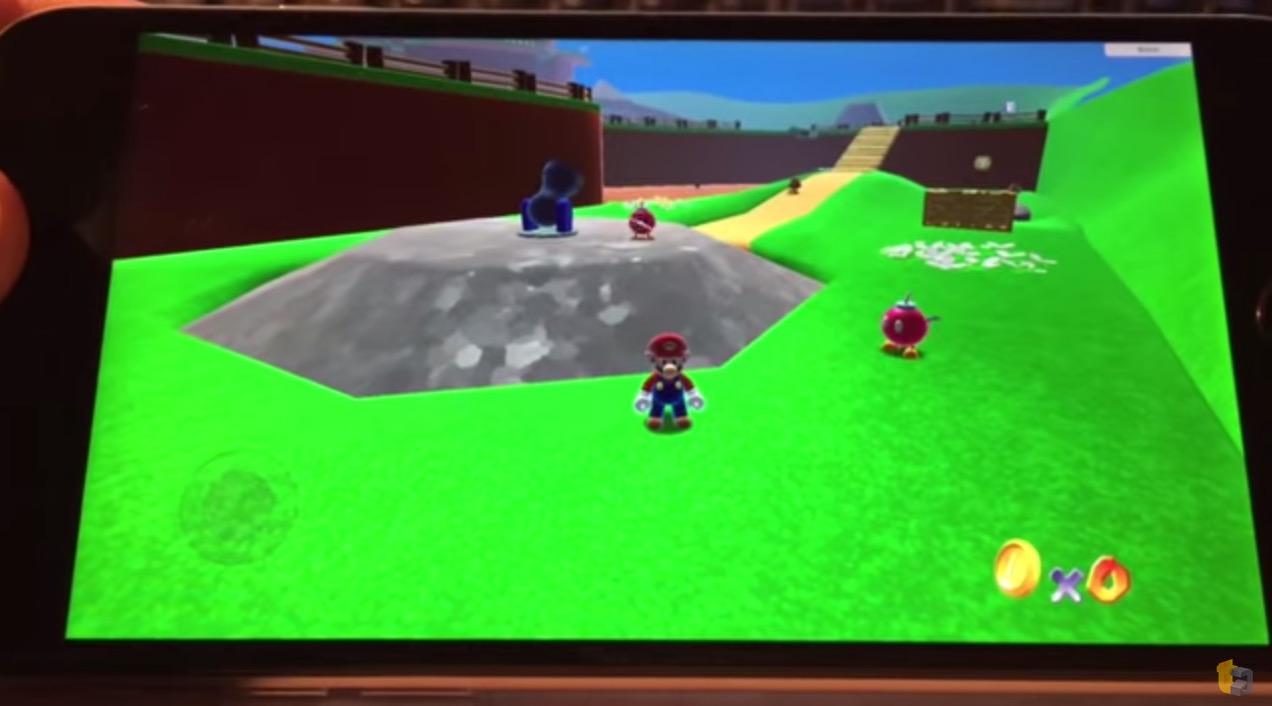 Watch Super Mario 64 Played on the iPhone 6