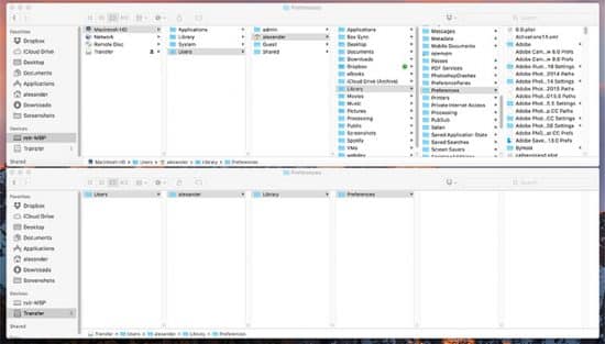 Transfer User Preferences and Data to a New Mac without Time Machine ...