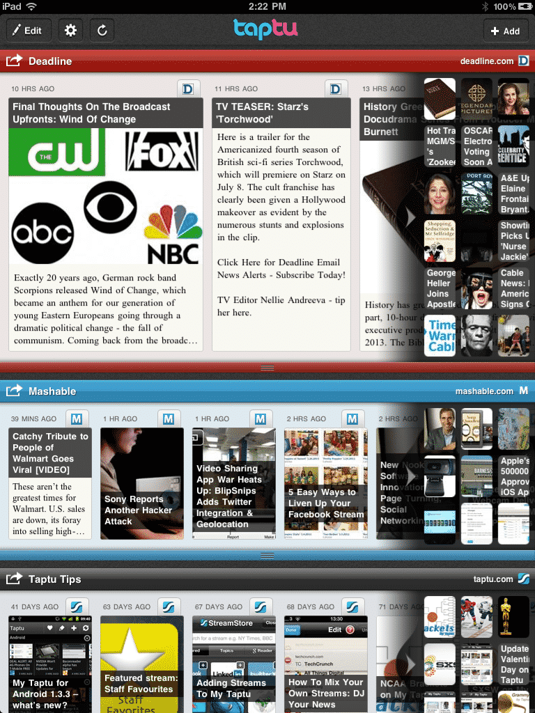 Review: Taptu for iPad - Apple Gazette